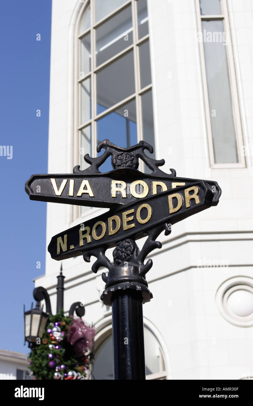 Via rodeo sign rodeo drive hi-res stock photography and images - Alamy