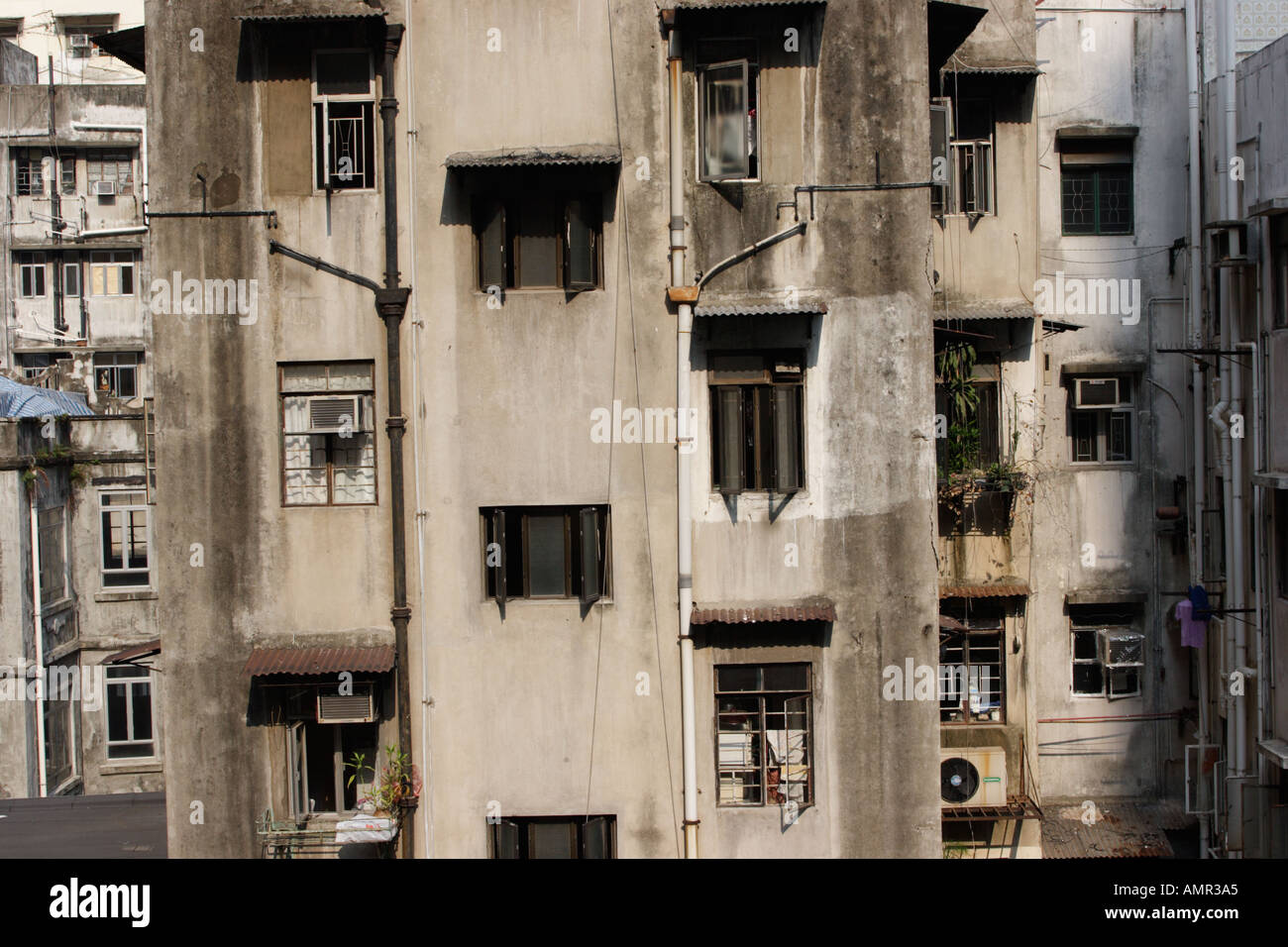 Apartment Blocks Sheung Wan Hong Kong China Asia Stock Photo - Alamy