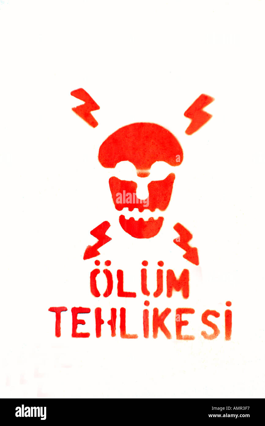 danger high voltage electricity turkey turkish turk olum tehlikesi ...
