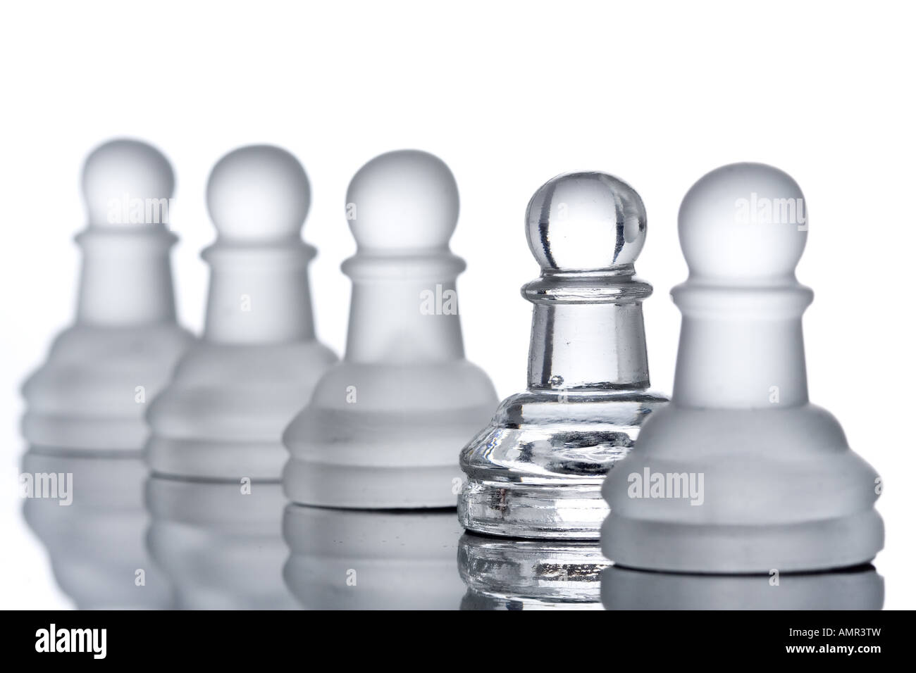 Group chess pawns on Cut Out Stock Images & Pictures - Alamy
