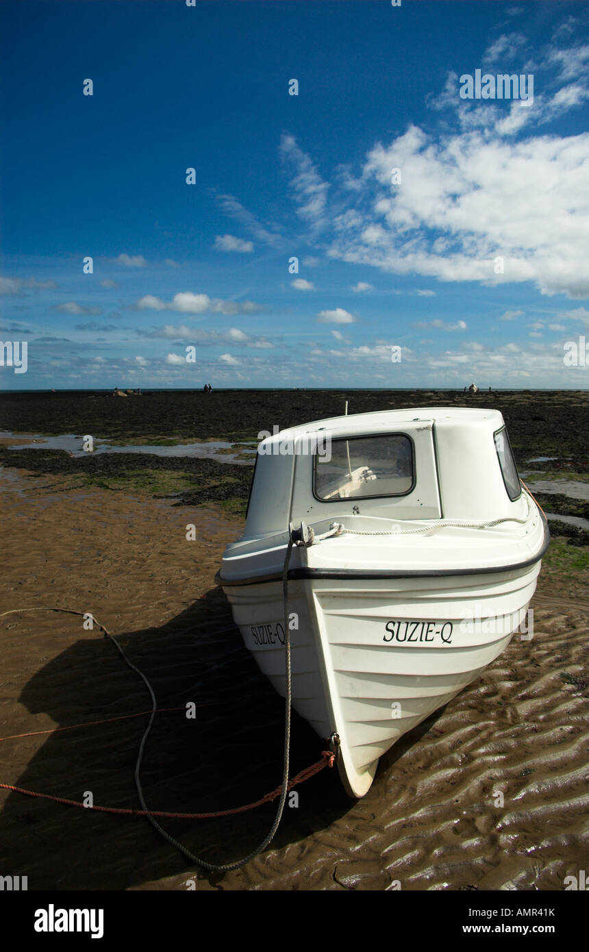 Boat at Robin Hoods Bay North Yorkshire Englsnd Stock Photo - Alamy