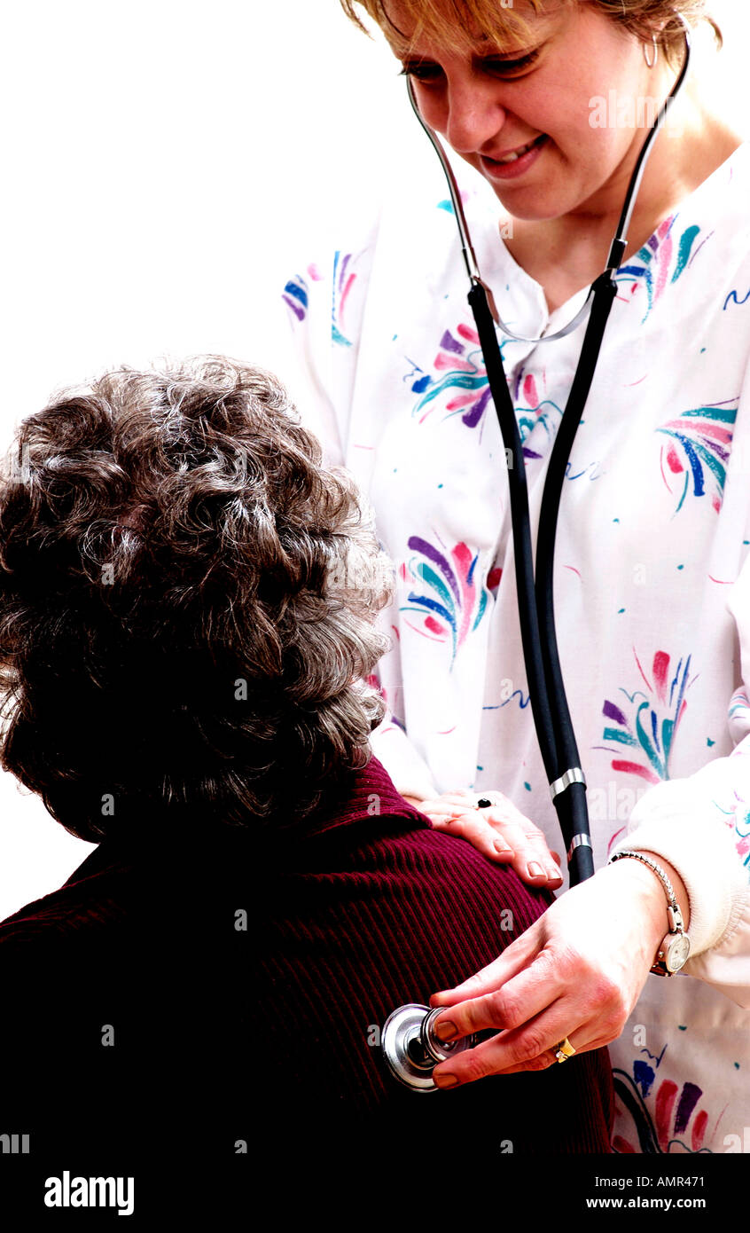 Woman having a medical checkup Stock Photo - Alamy