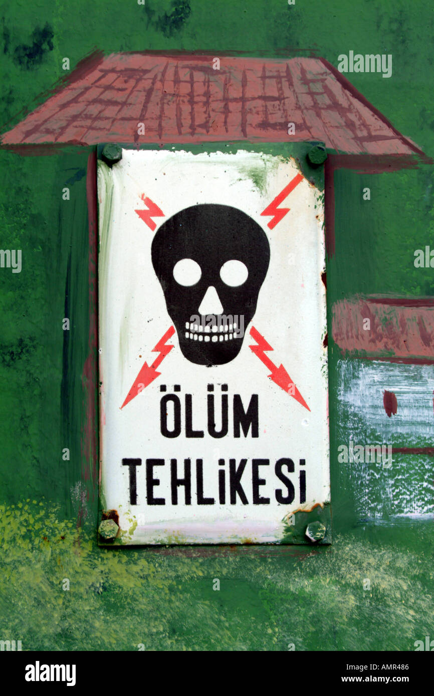 danger high voltage electricity turkey turkish turk olum tehlikesi ...