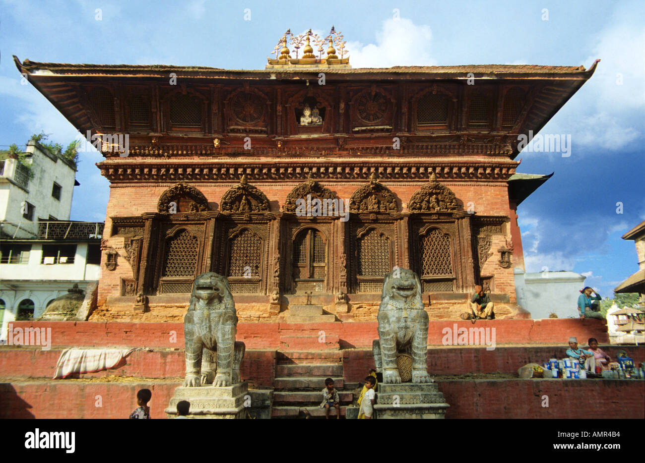 pagoda style temple durbar square Kathmandu Nepal Asia Stock Photo - Alamy