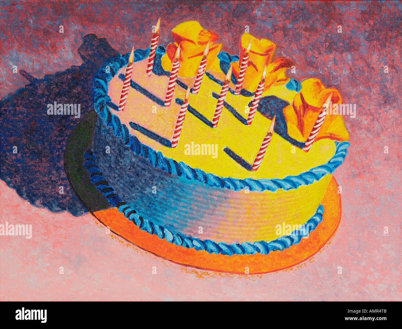 An illustrated cake hi-res stock photography and images - Alamy