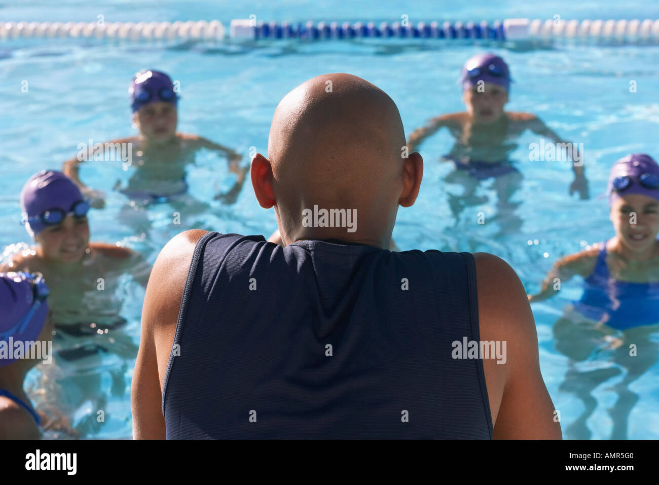 Man Back Swimmer Swimming High Resolution Stock Photography and Images ...