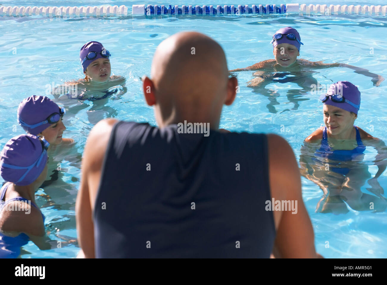 Man Back Swimmer Swimming High Resolution Stock Photography and Images ...