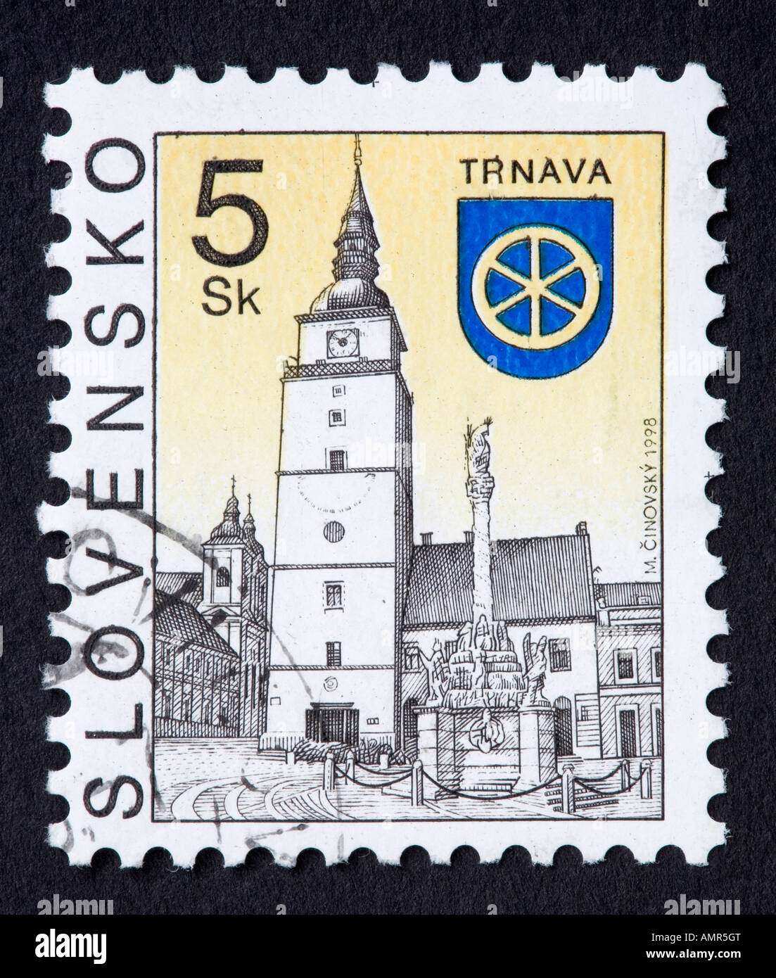Slovakian stamp hi-res stock photography and images - Alamy