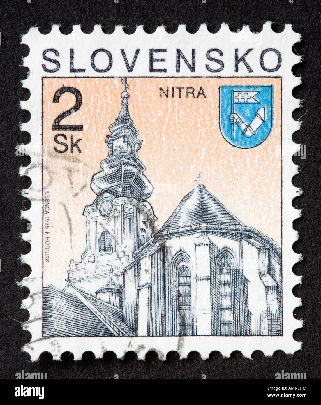 Slovakian postage stamp Stock Photo - Alamy