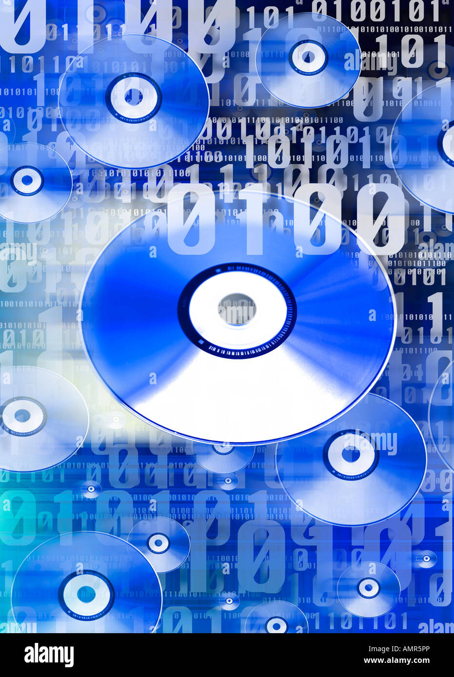 Binary code cd rom disc hi-res stock photography and images - Alamy