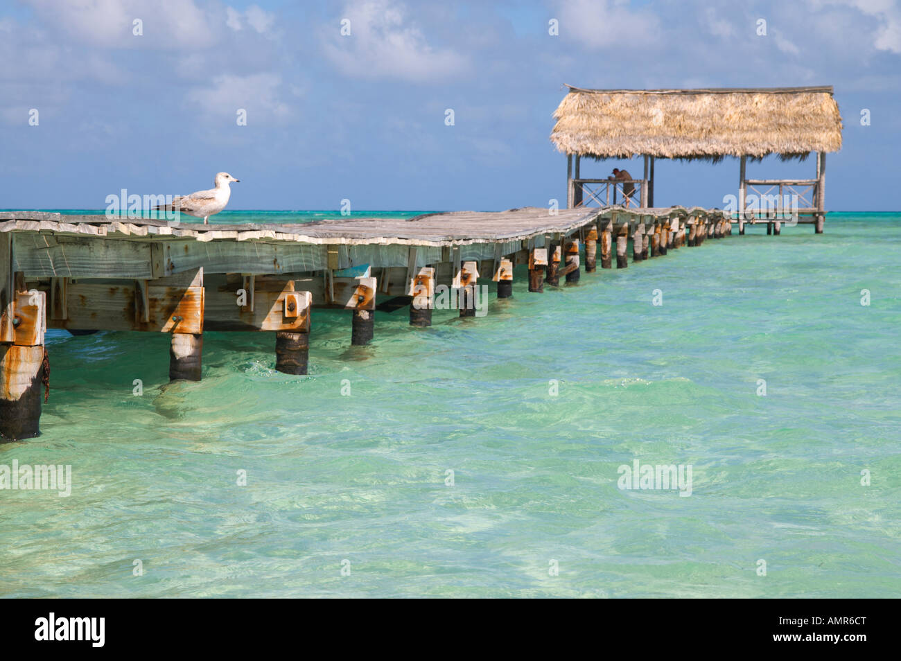Caribbean dock and island hi-res stock photography and images - Alamy