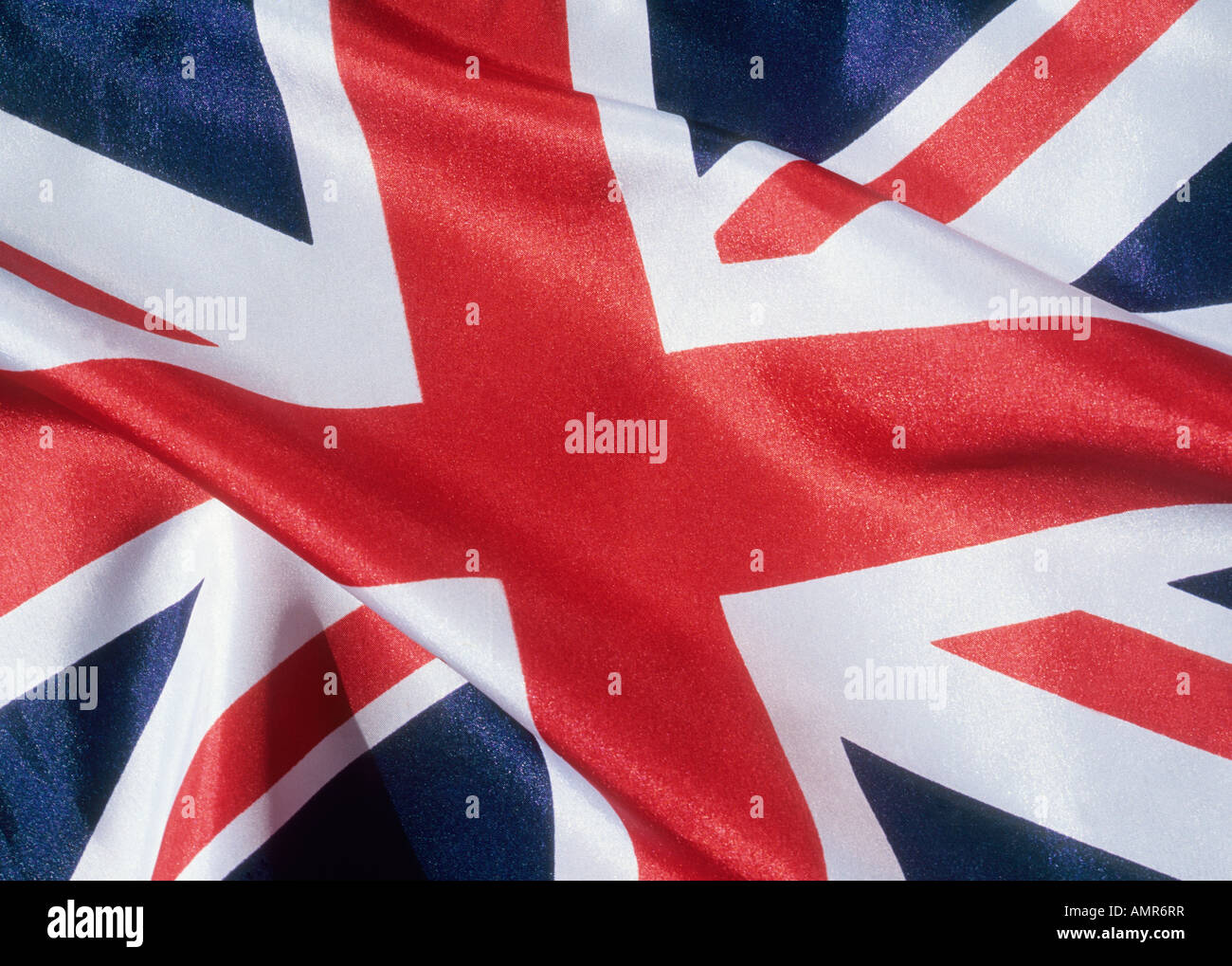 Flag England. English flag flying. British flag. Close up of British ...