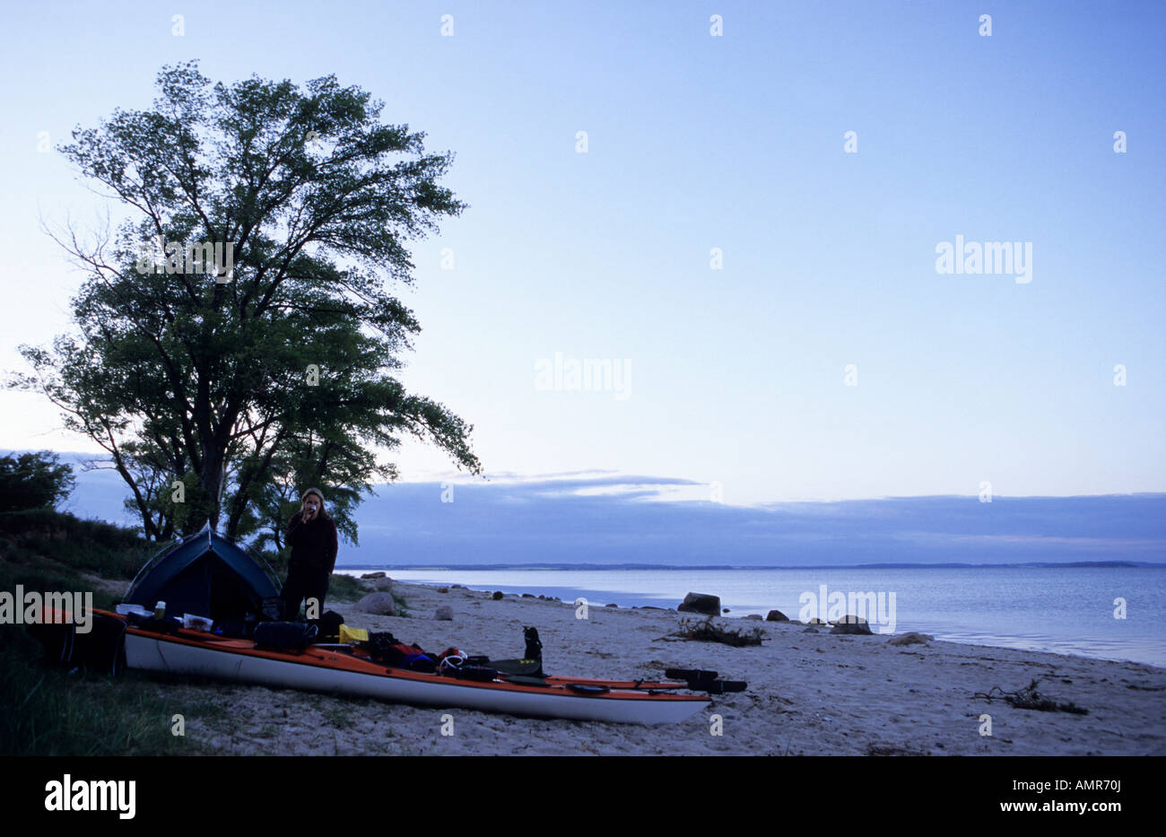 Sea Kayaking Ruegen May 2006 Stock Photo - Alamy