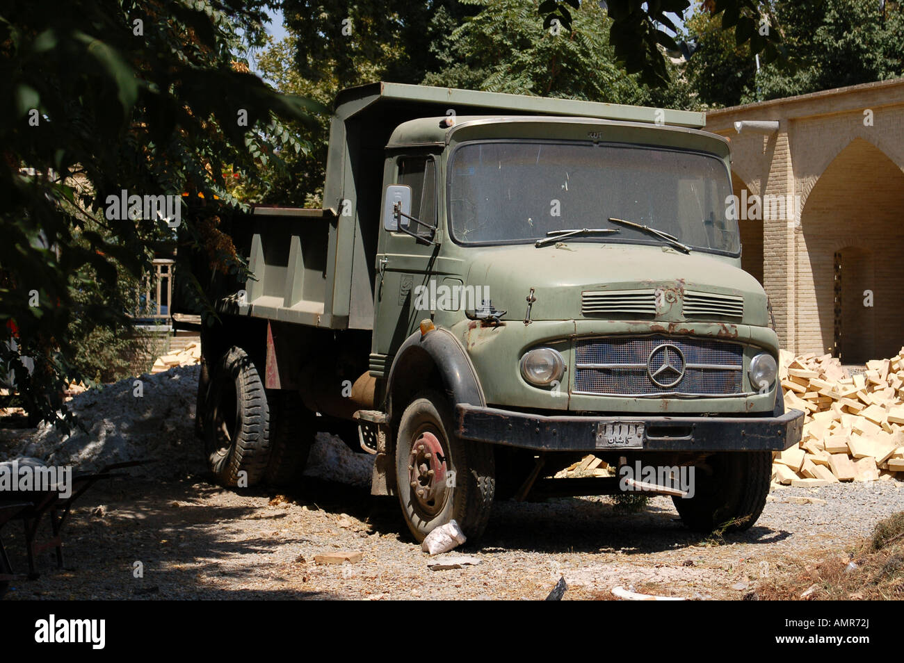 Old rusty Mercedes truck, Isfahan, Iran Stock Photo - Alamy
