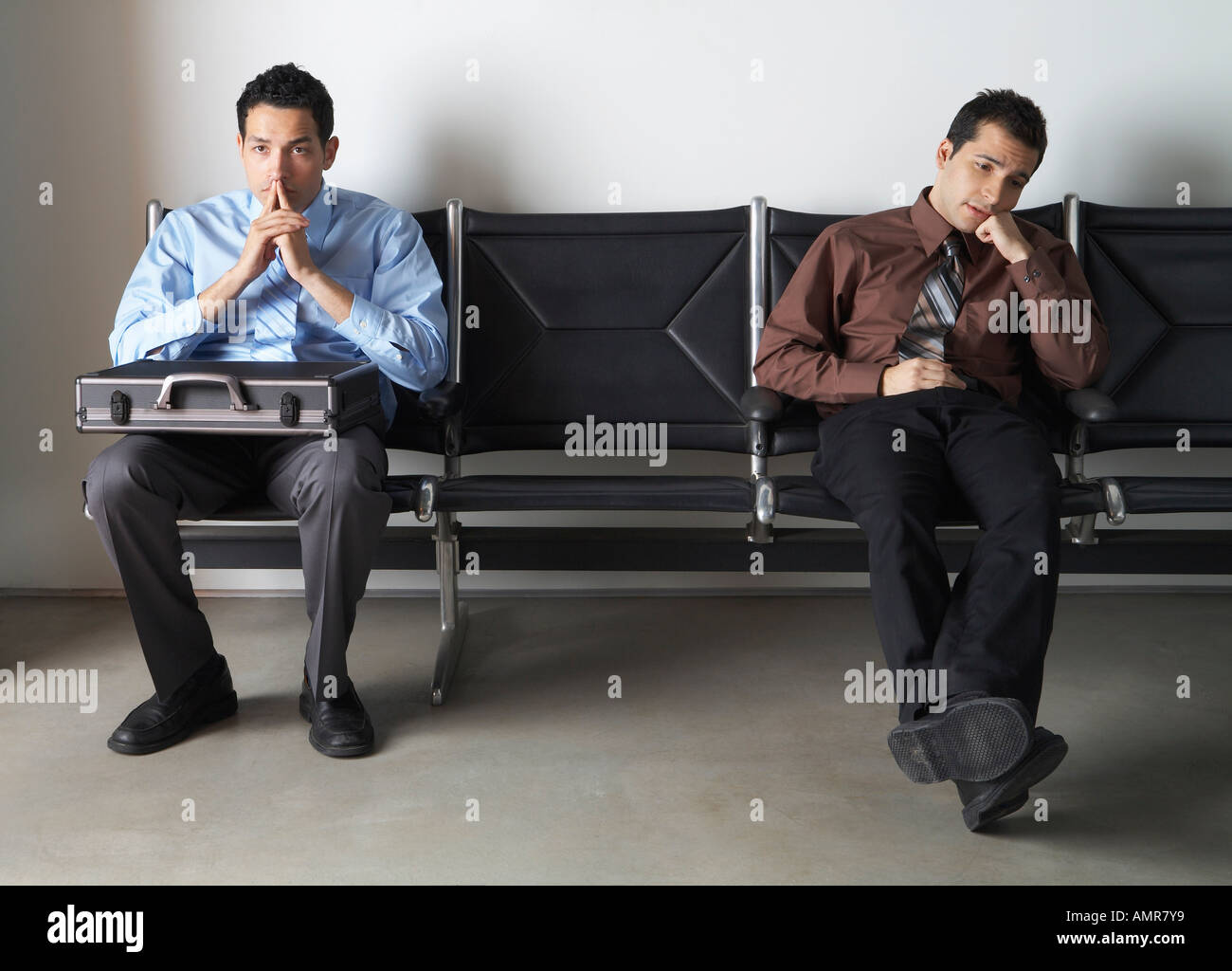 Old man sitting down in waiting room hi-res stock photography and ...