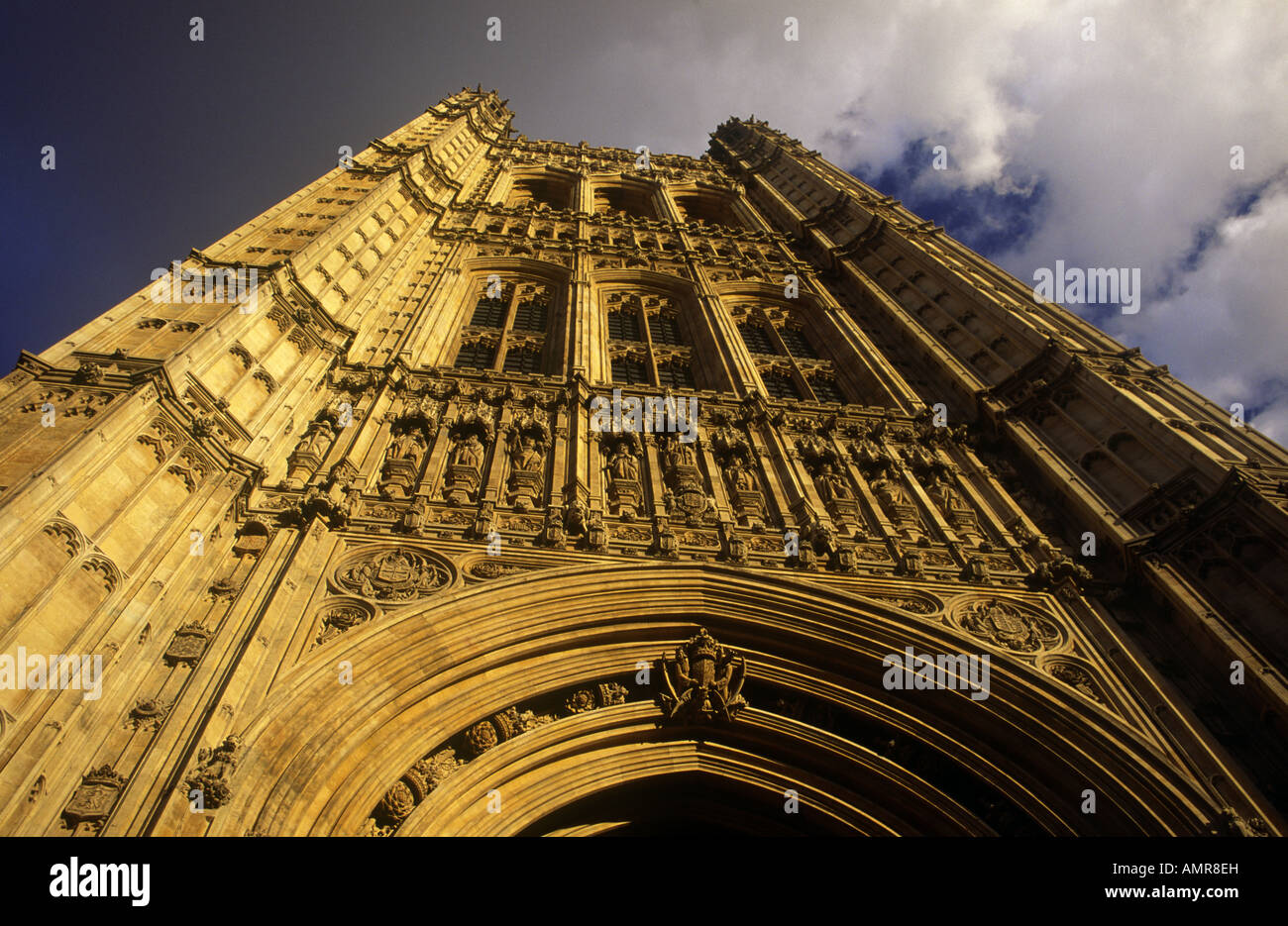 Westminster Palace tower London England Stock Photo - Alamy