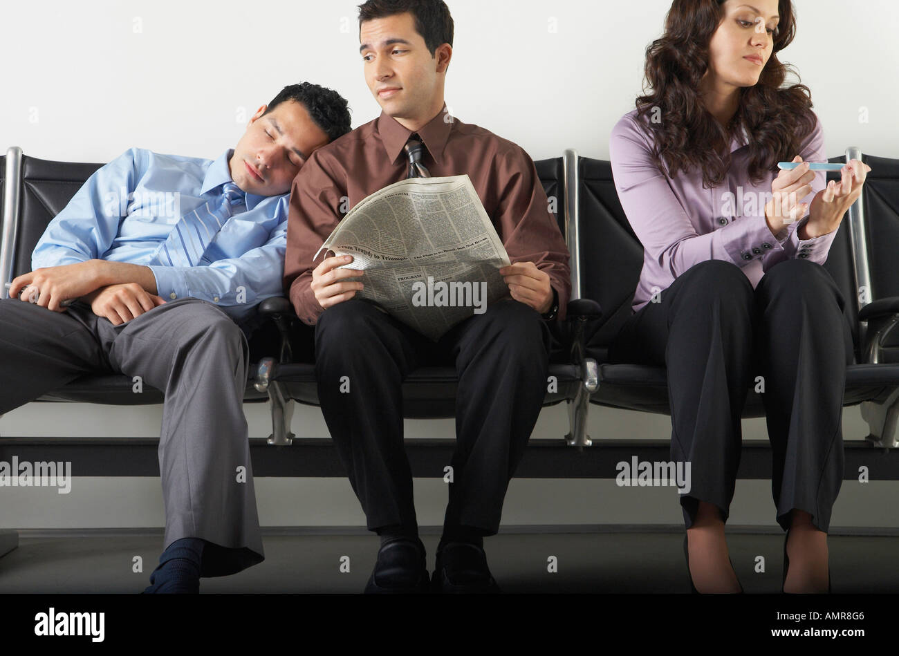 Hispanic businessman sleeping sitting workplace hi-res stock ...