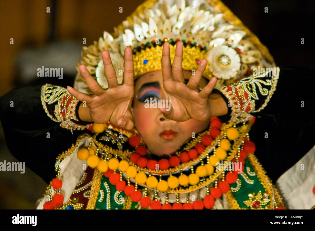 Warrior Dancer Ubud Palace Performance Bali Indonesia Stock Photo - Alamy