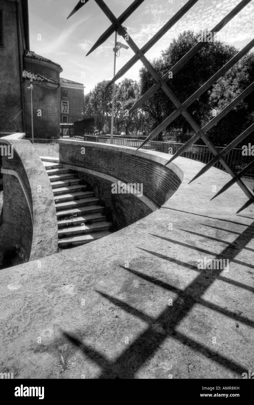 Landscape railing Black and White Stock Photos & Images - Alamy