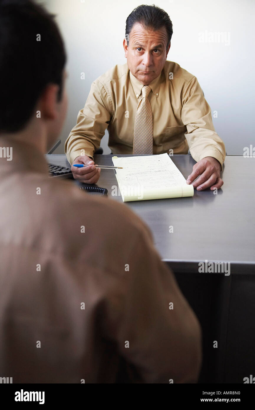 Two person interviewing ethnic hi-res stock photography and images - Alamy