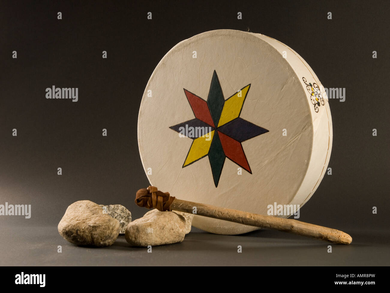 Native american drum hi-res stock photography and images - Alamy