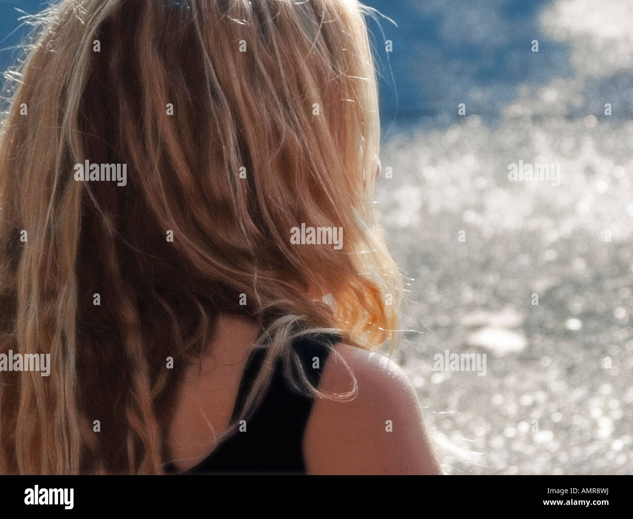 Back of Girl at parade Stock Photo - Alamy