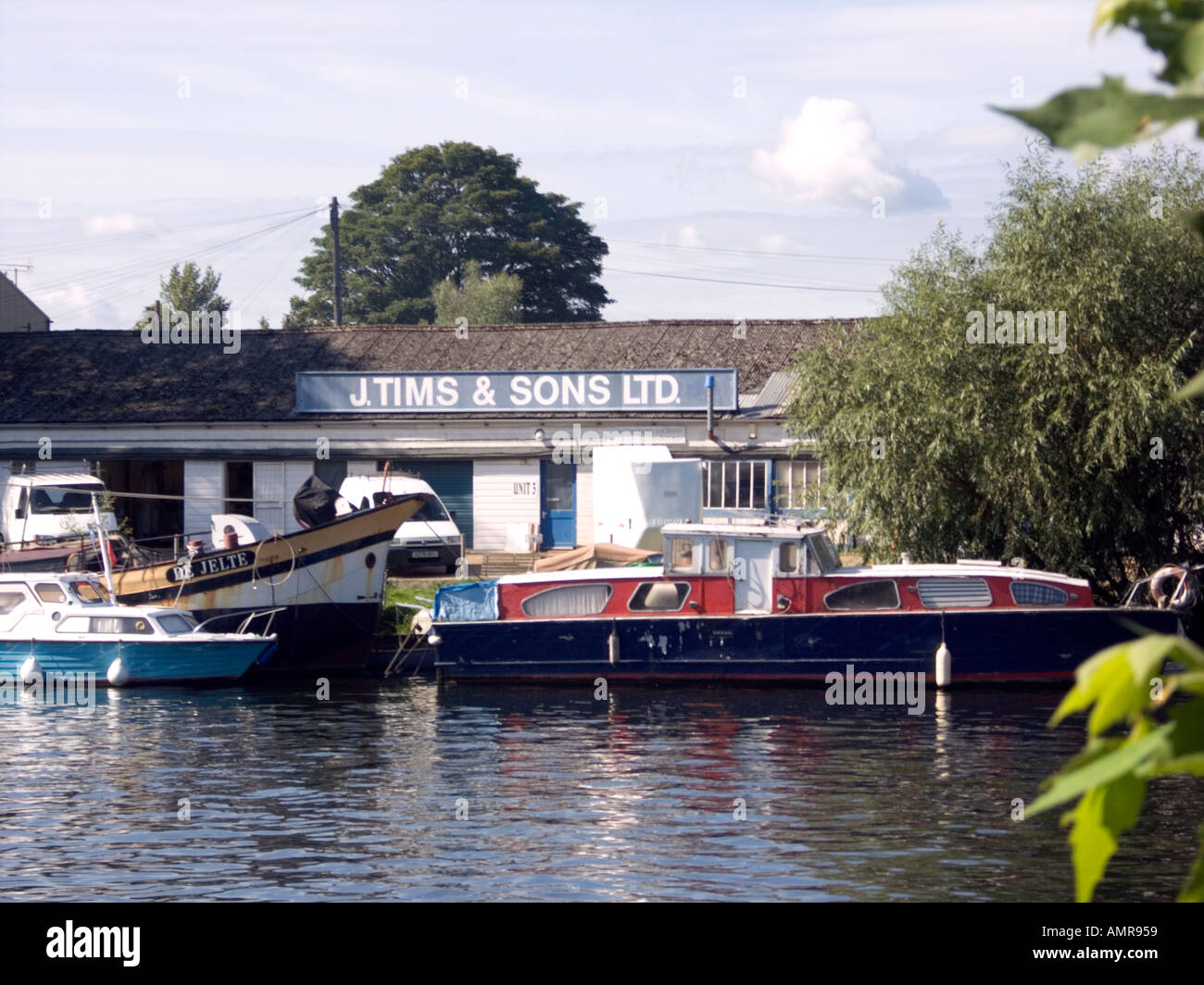 Tims Boat Yard, River Thames, Staines, Middlesex, England, UK, GB Stock ...