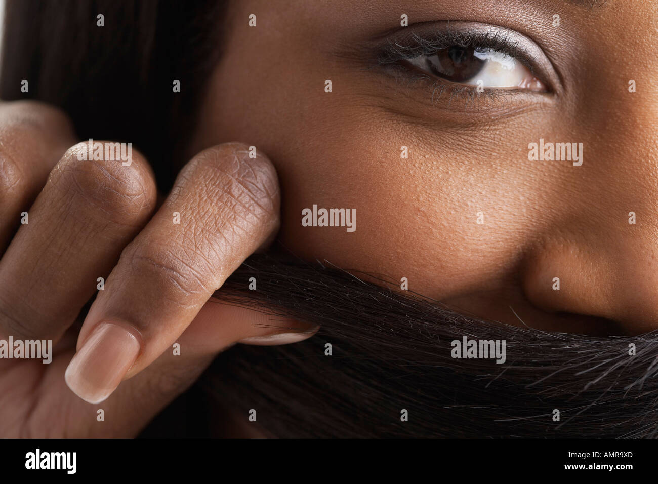 African Descent Hand Covering Face High Resolution Stock Photography ...