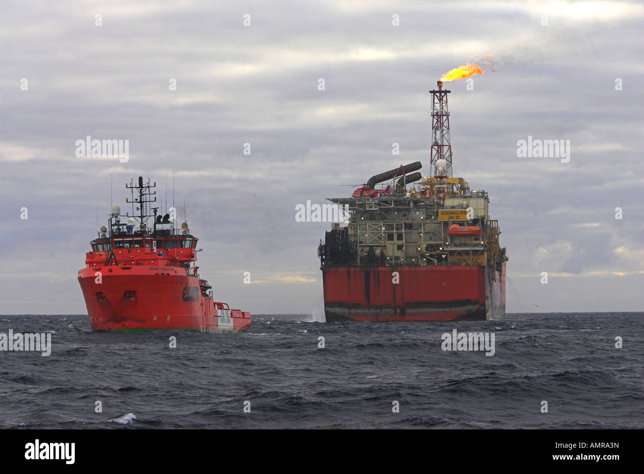 Schiehallion and esvagt connector Stock Photo - Alamy
