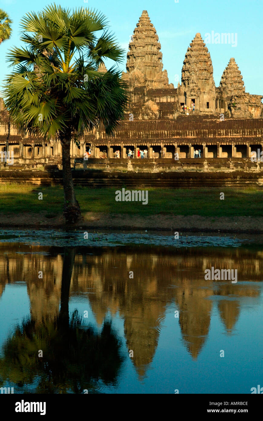Angkor Wat reflection Siem Reap Cambodia Stock Photo - Alamy
