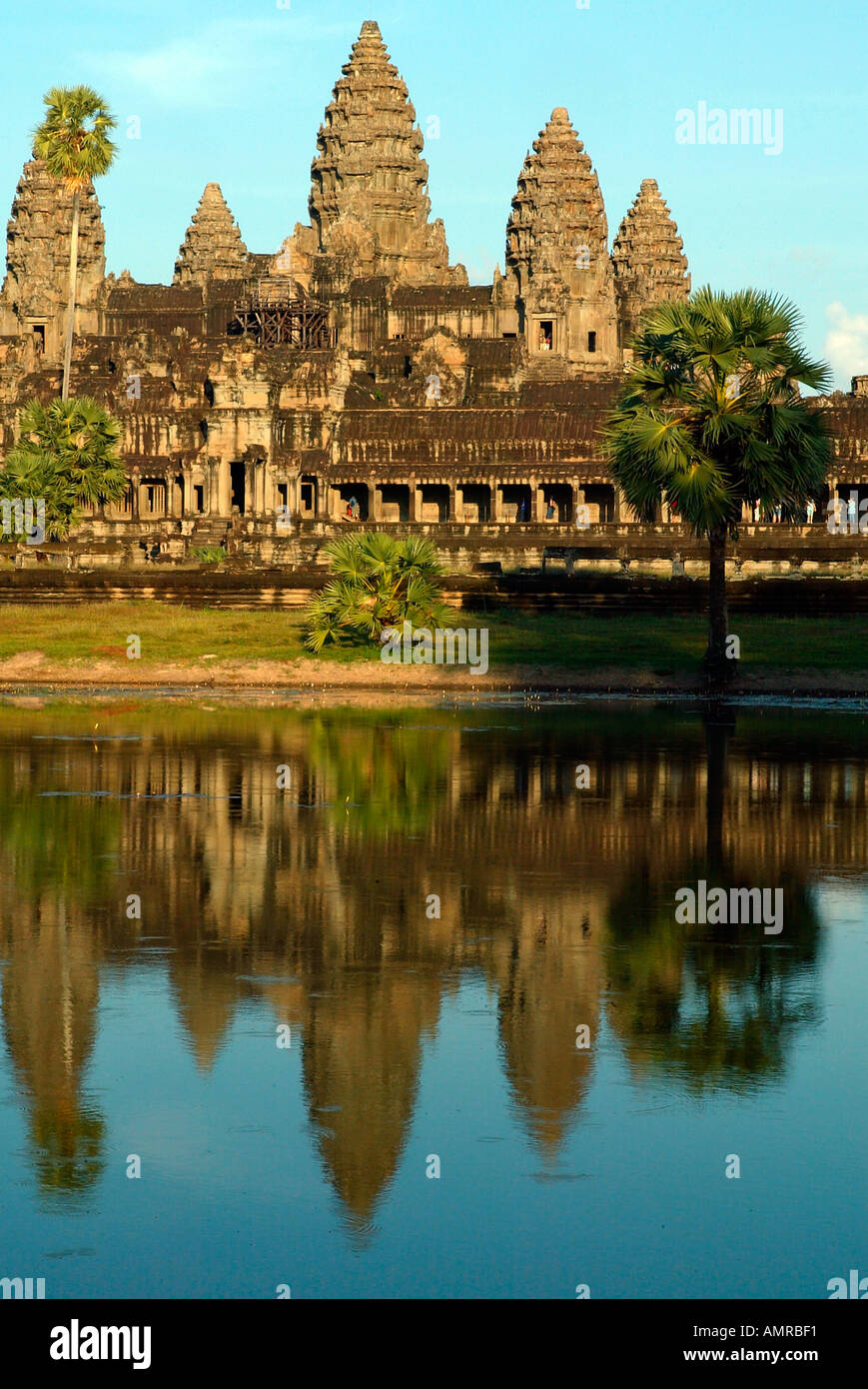 Angkor Wat reflection Siem Reap Cambodia Stock Photo - Alamy