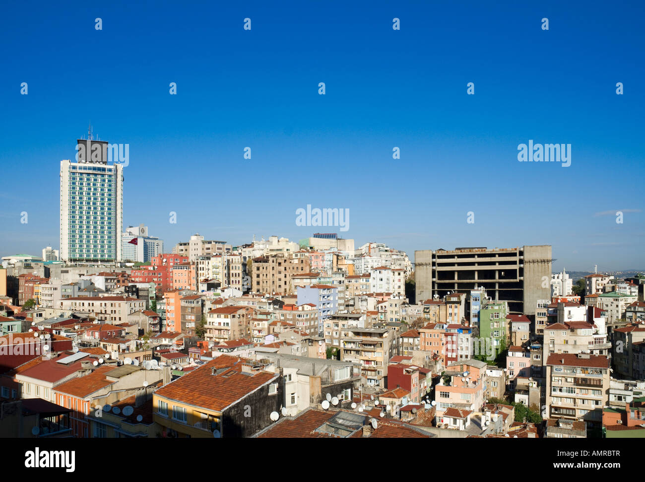 Buildings in Beyoglu, Istanbul, Turkey Stock Photo - Alamy