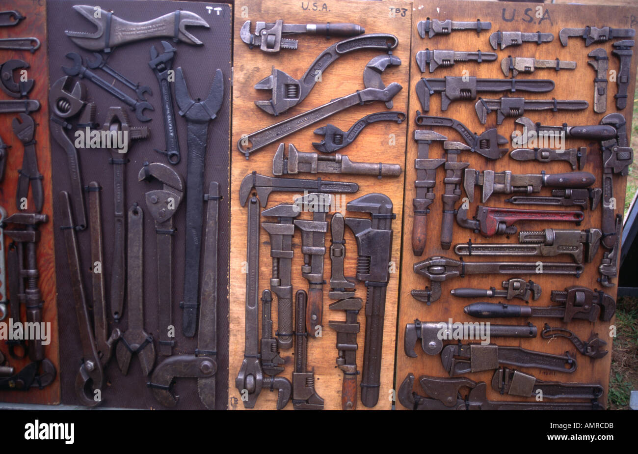 Old spanners hi-res stock photography and images - Alamy