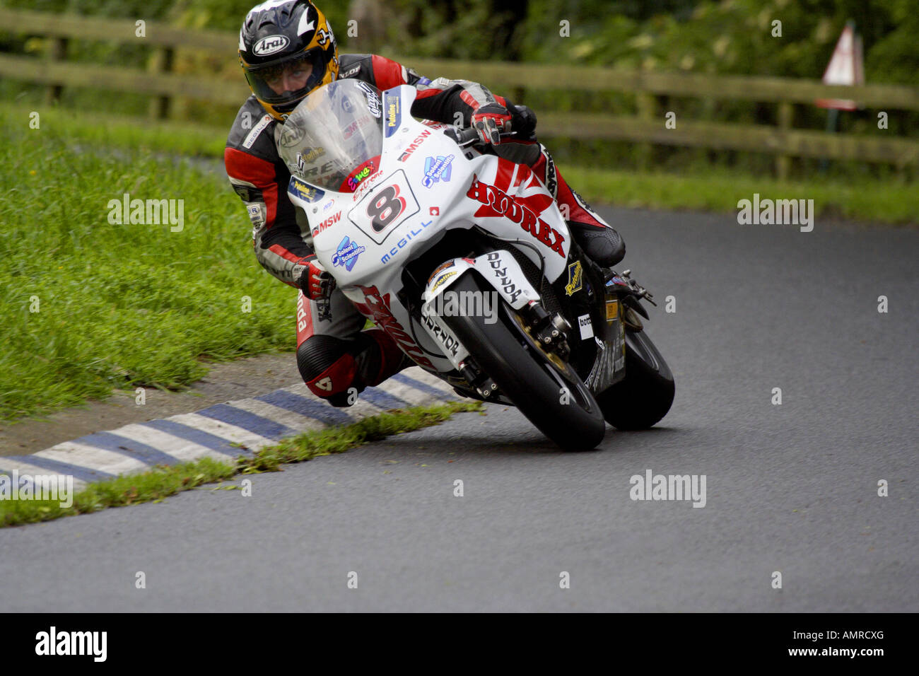 Guy Martin Racing at Scarborough Stock Photo - Alamy