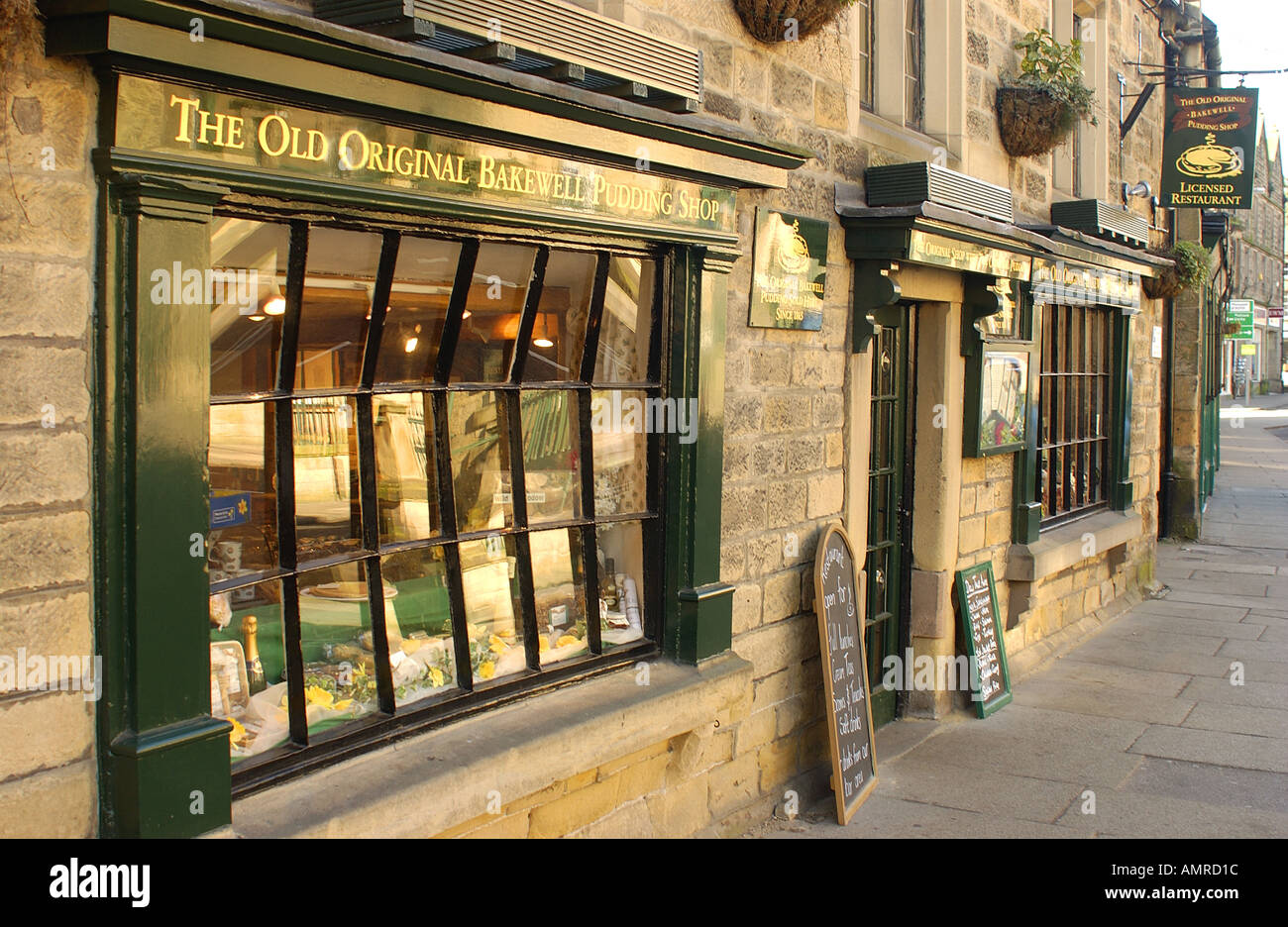 The Original Bakewell Pudding Shop Bakewell Derbyshire England UK Stock ...