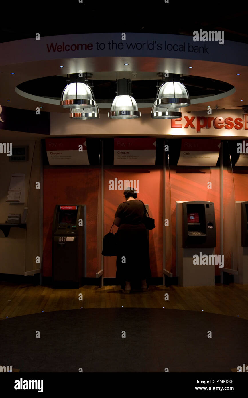 Cashpoint HSBC City of London Stock Photo - Alamy