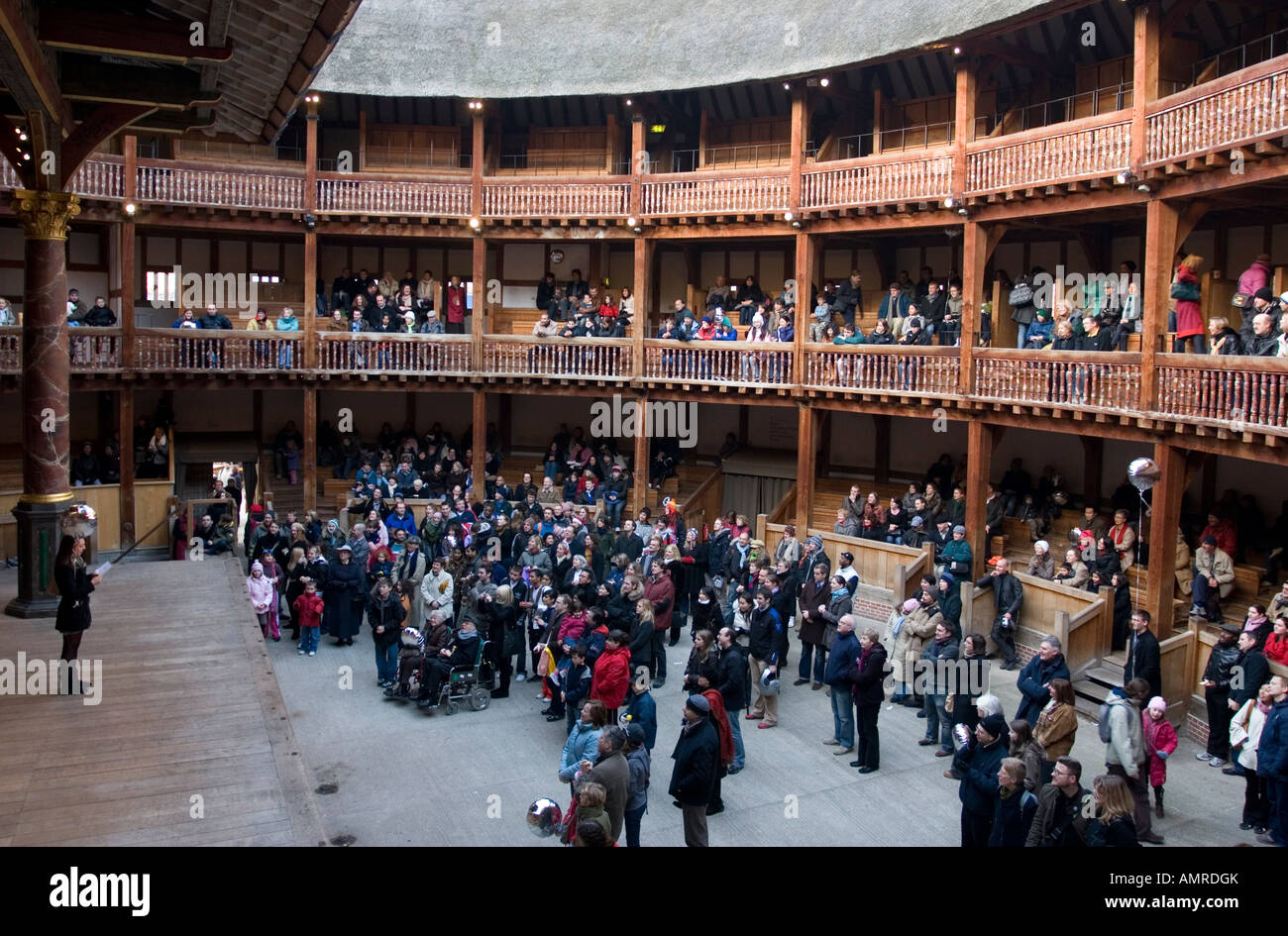 The globe theatre interior hi-res stock photography and images - Alamy