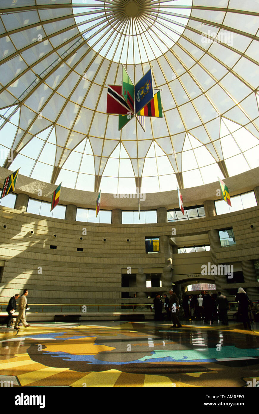 Atrium lobby of Charles W. Wright Museum of African American History ...