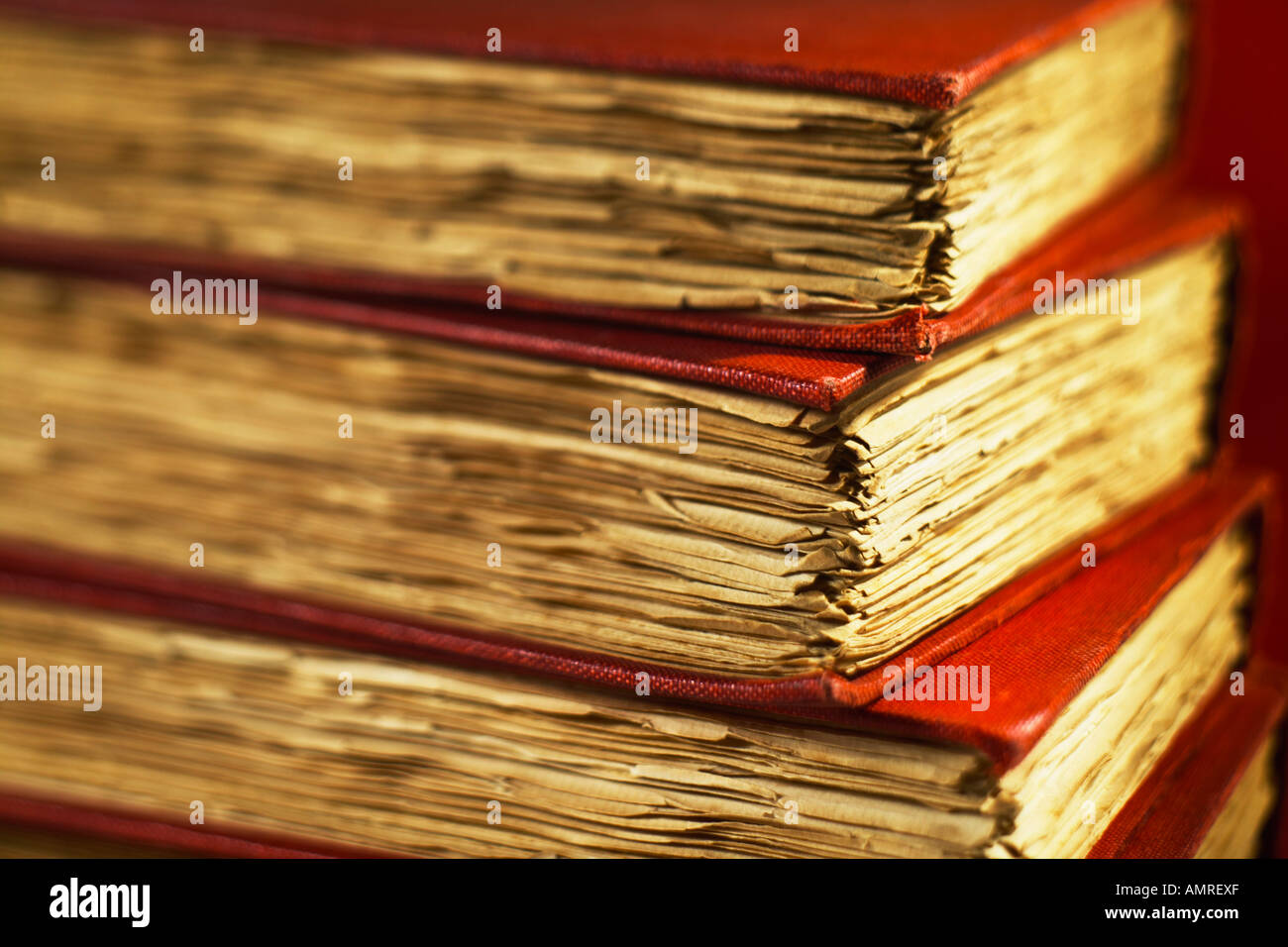 Stack of Old Books Stock Photo - Alamy
