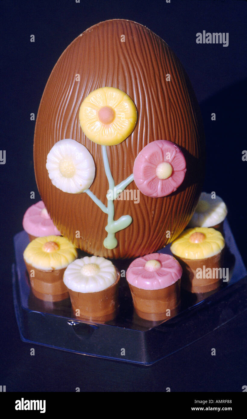 Easter Egg Traditional Chocolate Stock Photo - Alamy