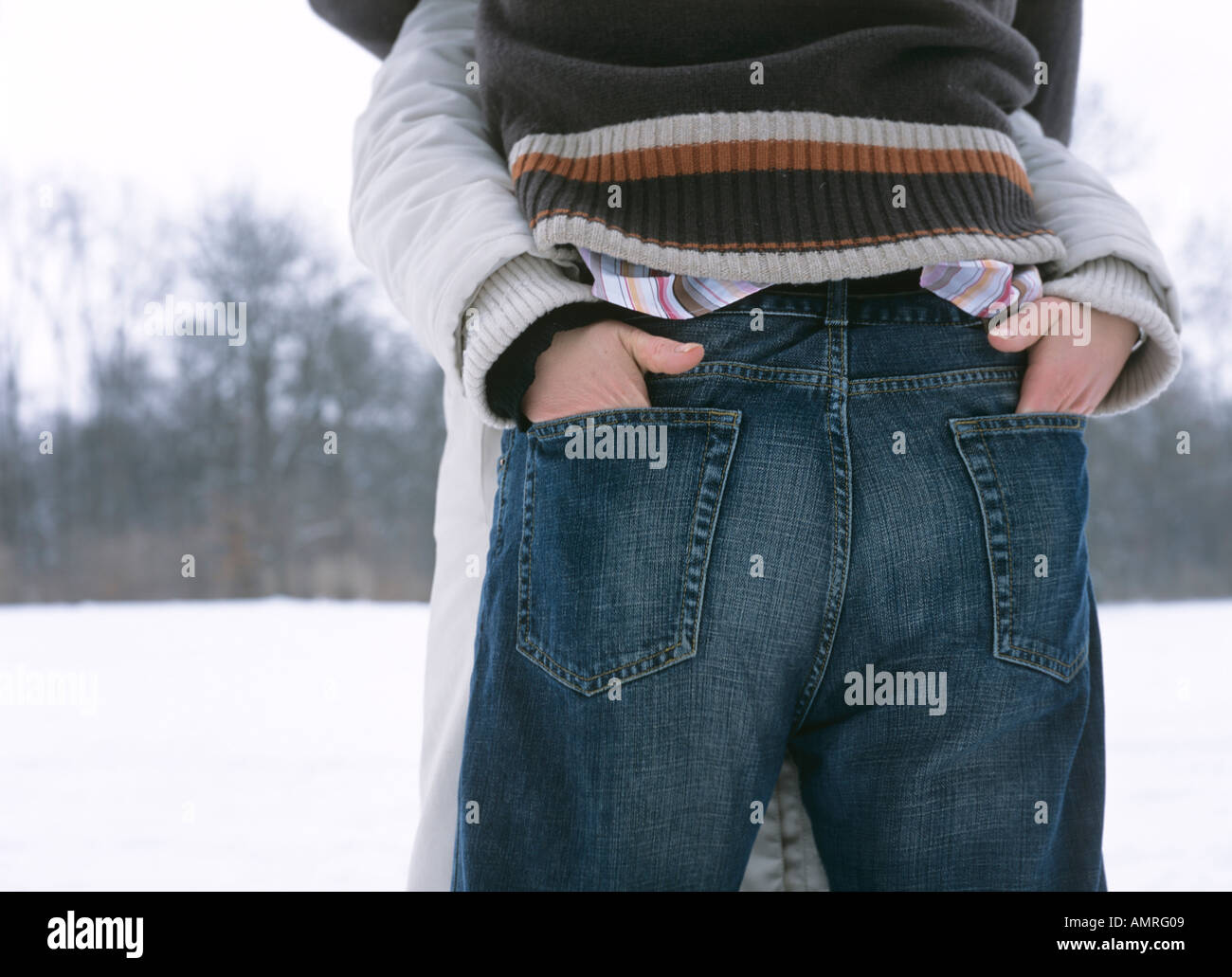 Hands in the back pocket hi-res stock photography and images - Alamy