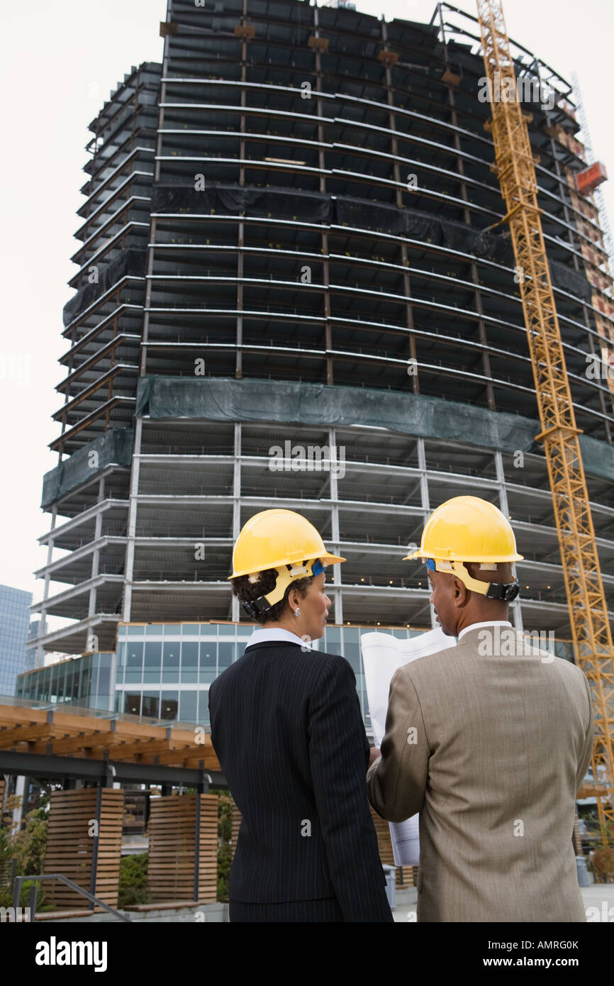 African businesspeople at construction site Stock Photo - Alamy