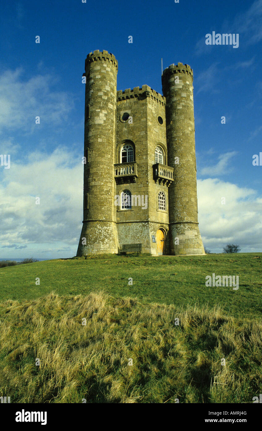 Broadway Tower (National Trust folly), Worcestershire, UK Stock Photo ...