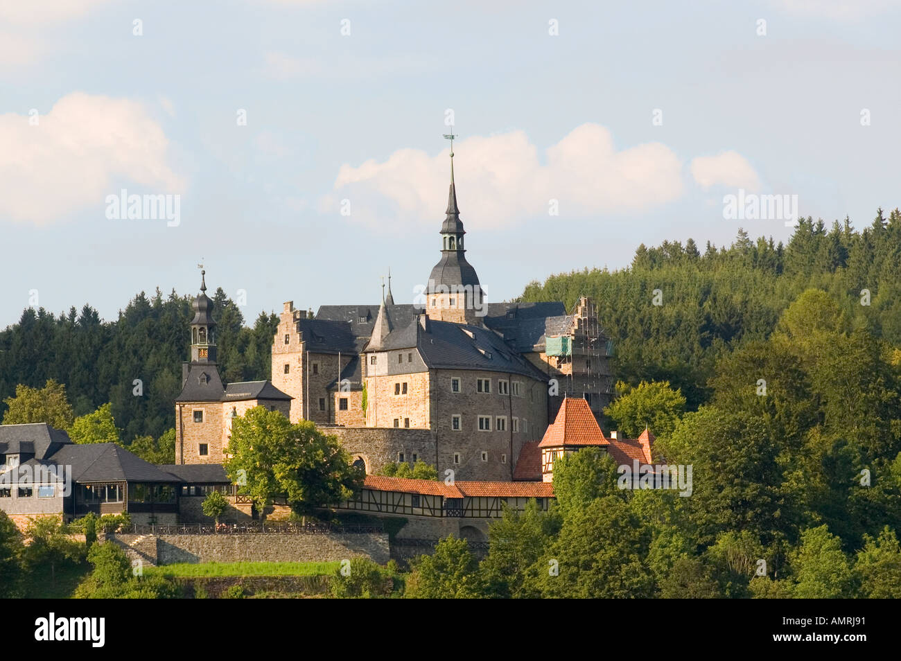 Burg Lauenstein Stadt Ludwigstadt Kreis Kronach Oberfranken Bayern ...