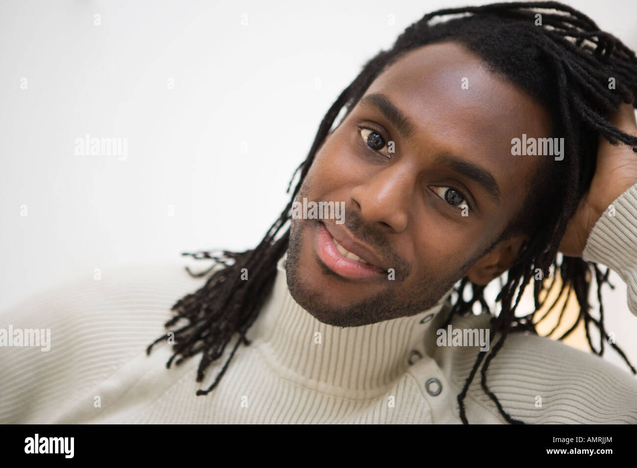 African man with dreadlocks Stock Photo - Alamy
