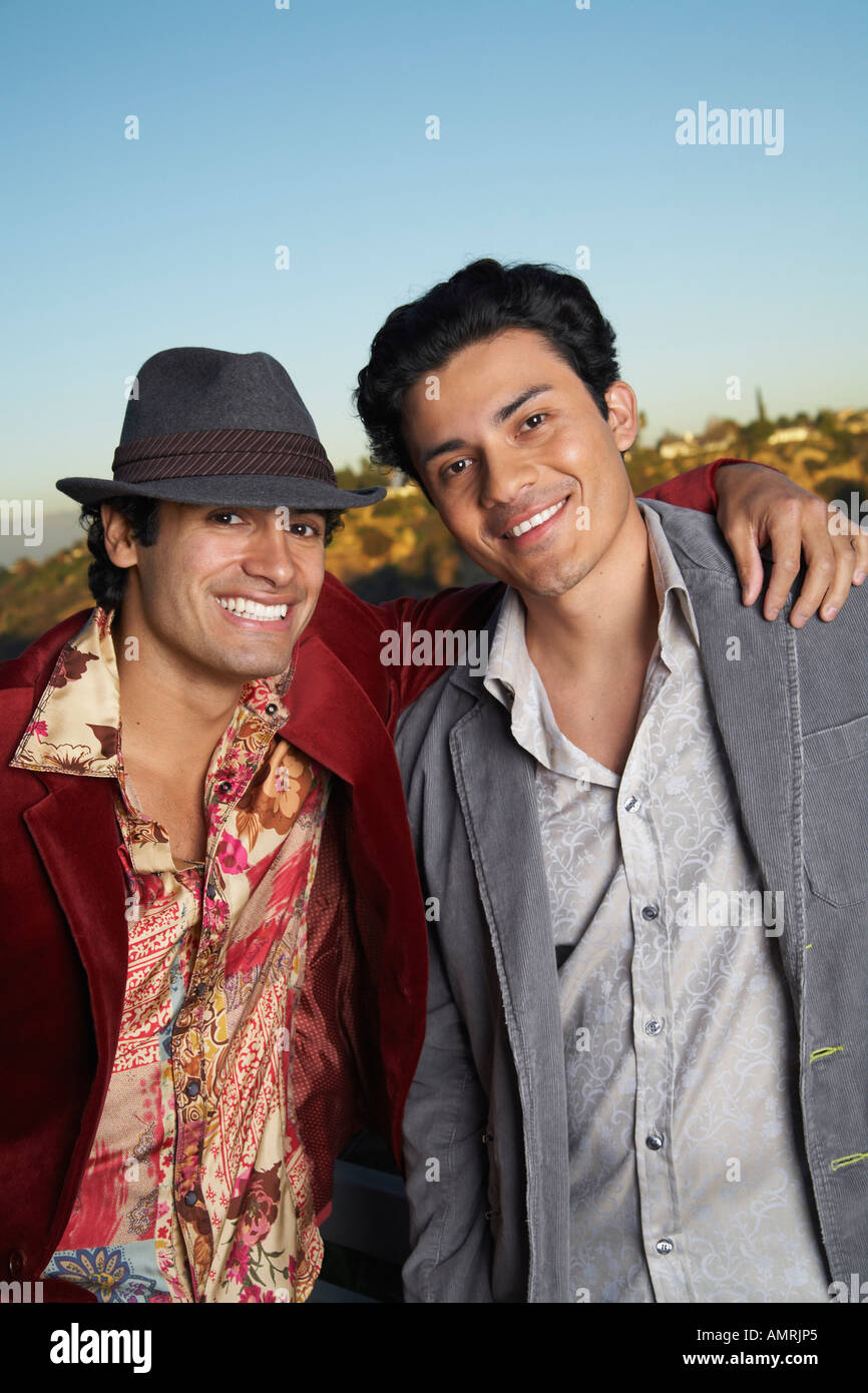 Portrait of Men Outdoors Stock Photo - Alamy