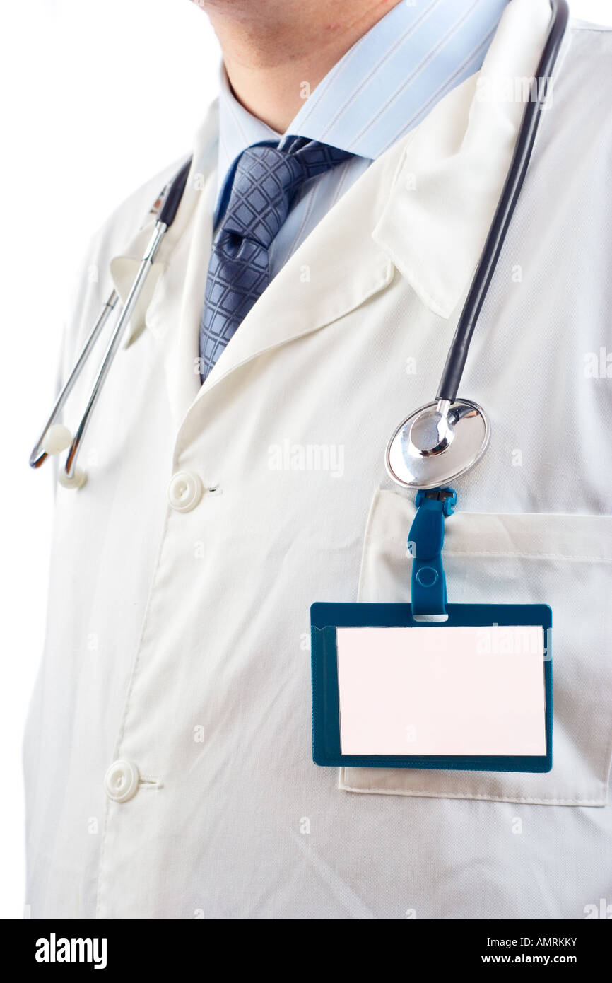 Doctor name tag hi-res stock photography and images - Alamy