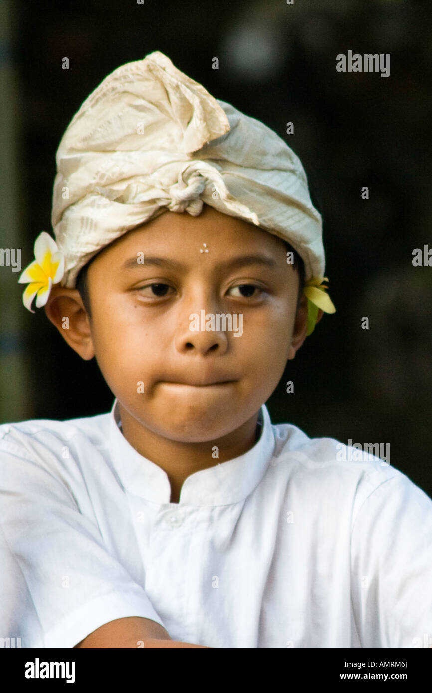 Balinese Boy Ubud Bali Indonesia Stock Photo - Alamy