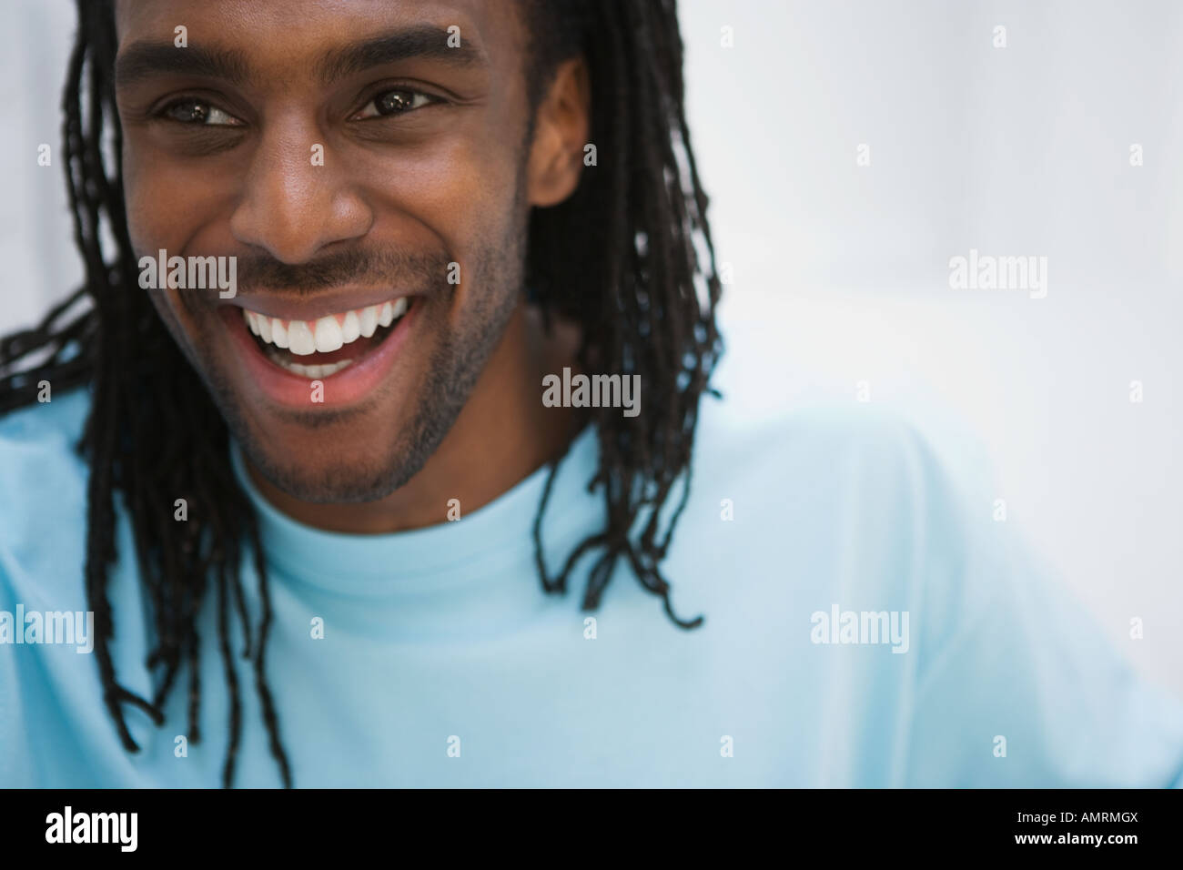 African man with dreadlocks Stock Photo - Alamy