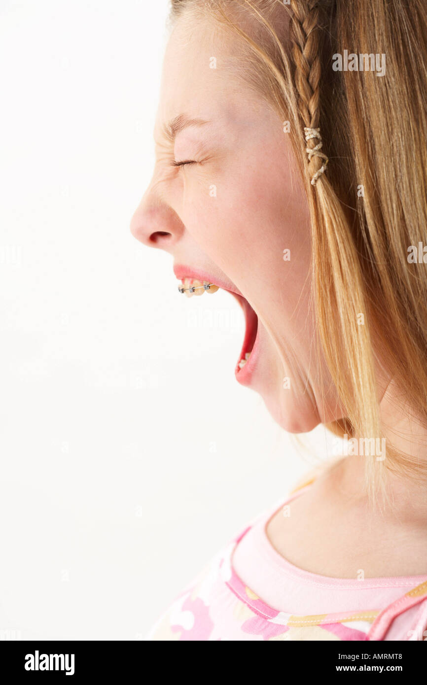 Tween Girl Face Serious High Resolution Stock Photography and Images ...